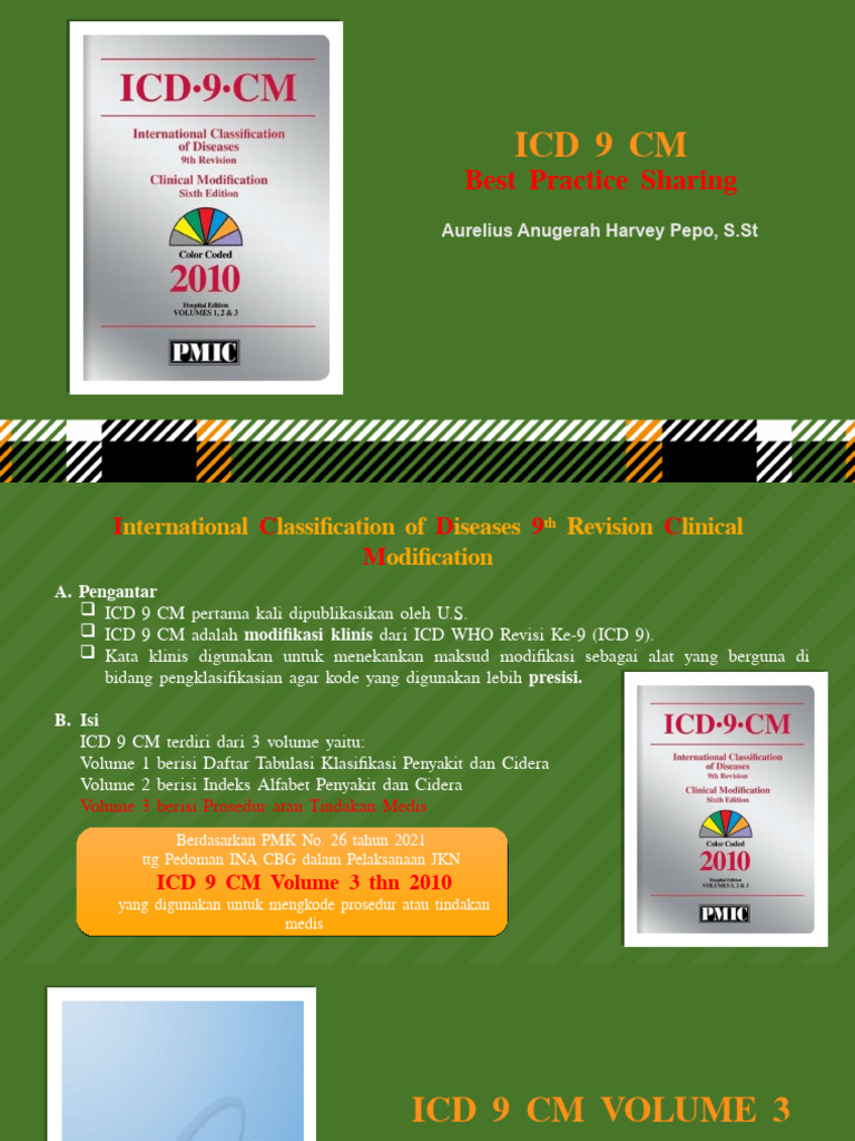 Panduan ICD 9 CM Volume 3 | PDF