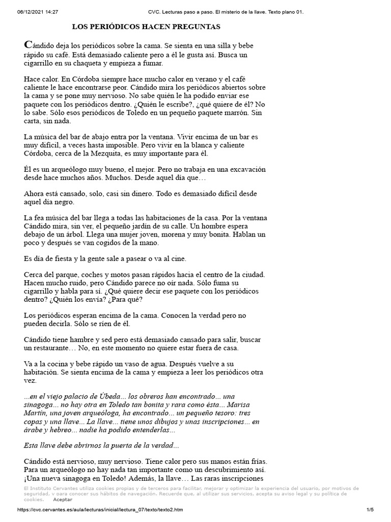 El Misterio de La Llave. | PDF | Cookie HTTP