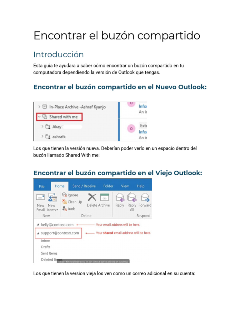 Encontrar El Buzón Compartido | PDF
