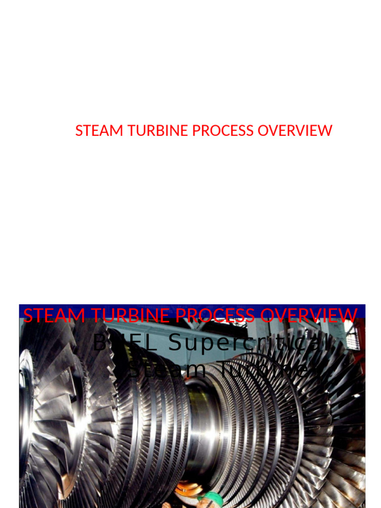 Steam Turbine Process Overview | PDF | Steam | Turbine