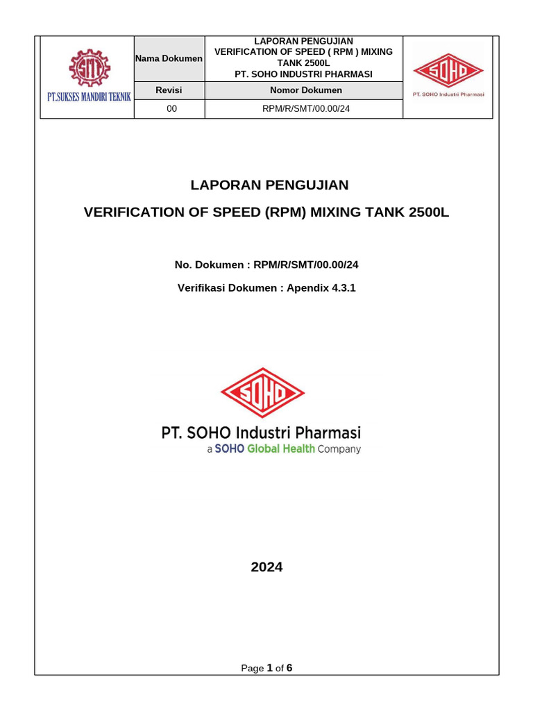 METODE PENGUJIAN RPM | PDF