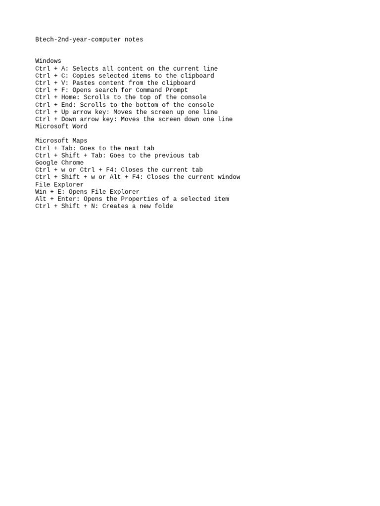 Btech 2nd Year Notes | PDF