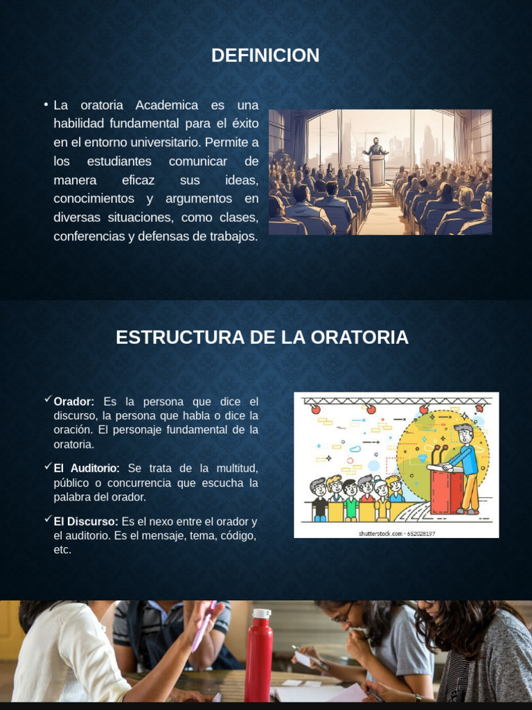 Claves de la Oratoria Académica | PDF | Hablar en público | Comunicación
