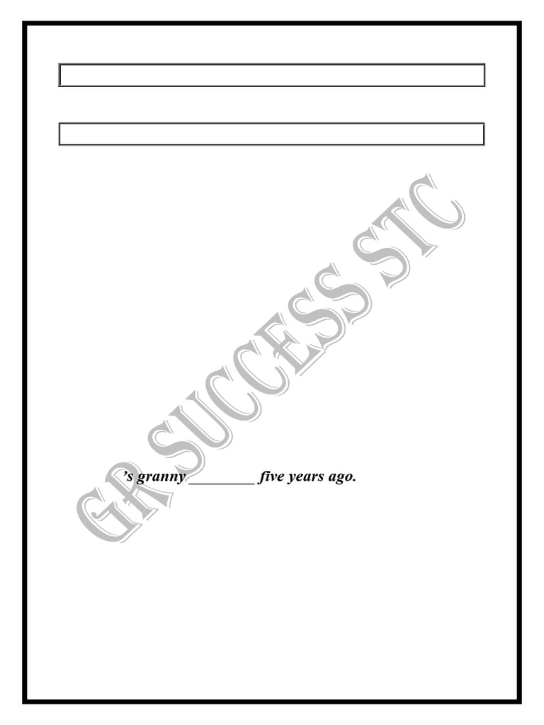 Grammar One Marks Pdf 1 Pdf Linguistics