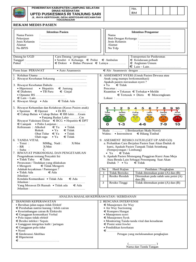 Rekam Medik Rawat Inap | PDF