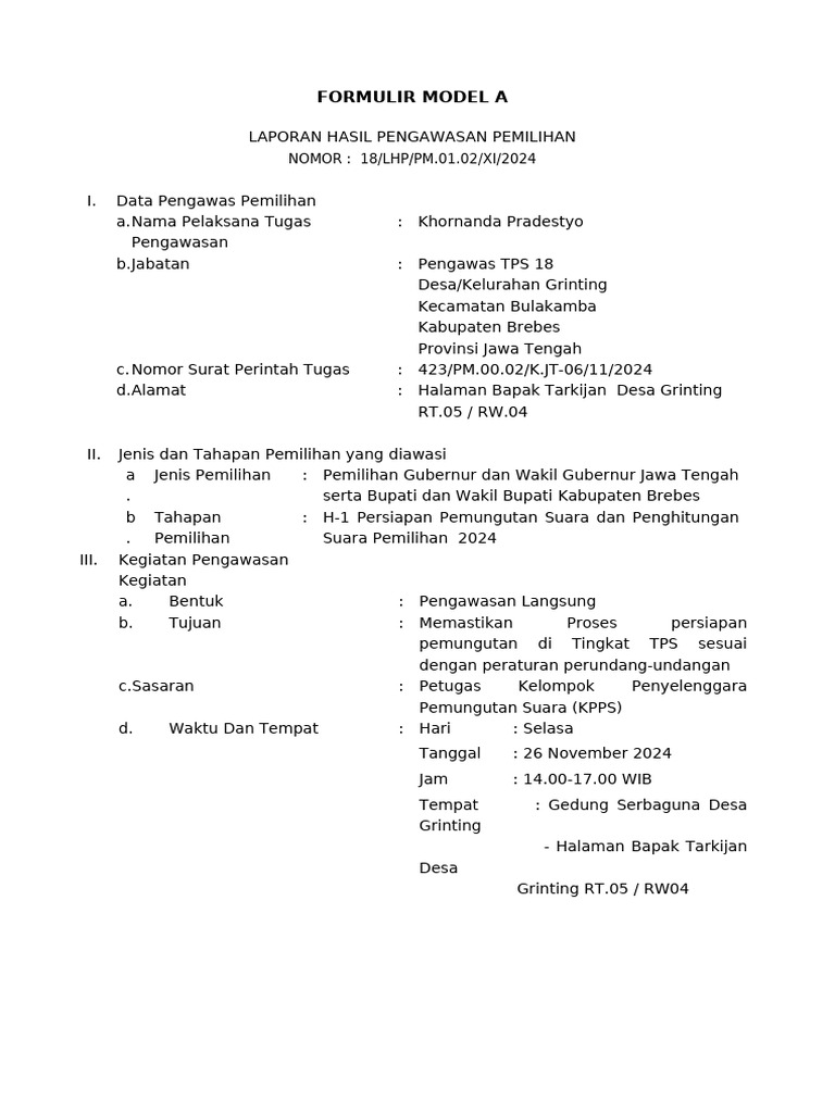 Form A2 TPS 18 | PDF