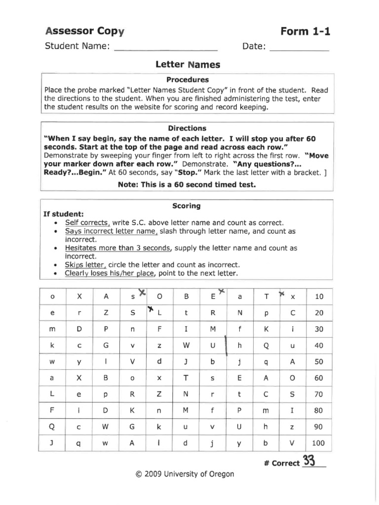 easyCBM Assessments | PDF