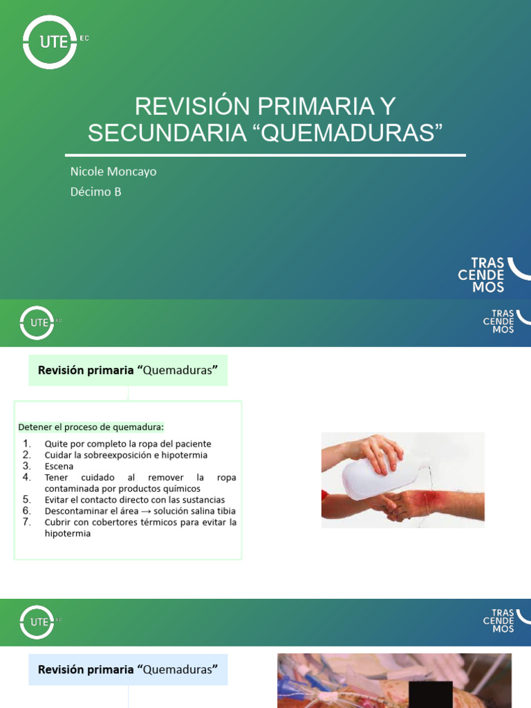 ATLS Lesiones Térmicas | PDF | Quemar | Reanimación cardiopulmonar
