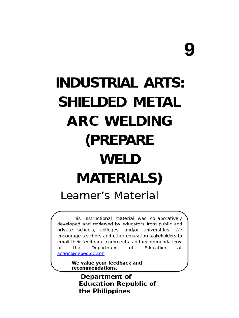 Ia Smaw Prepare Weld Materials 1pdf | PDF | Welding | Construction