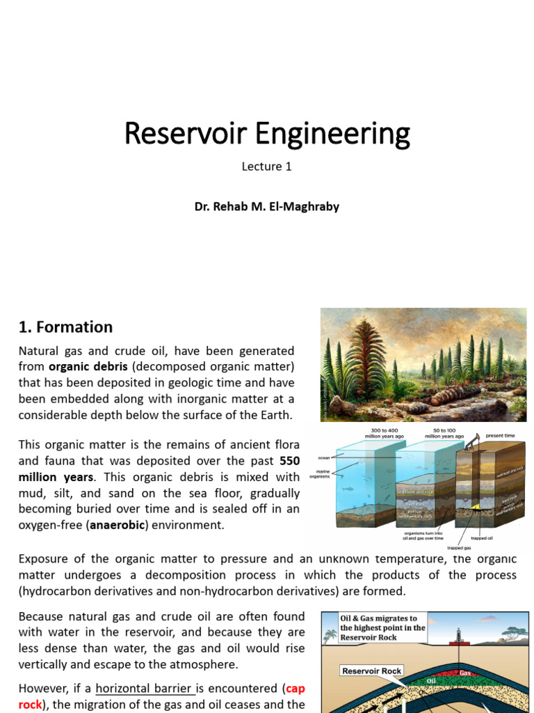 Lecture 1 (AIU) | PDF | Petroleum Reservoir | Porosity