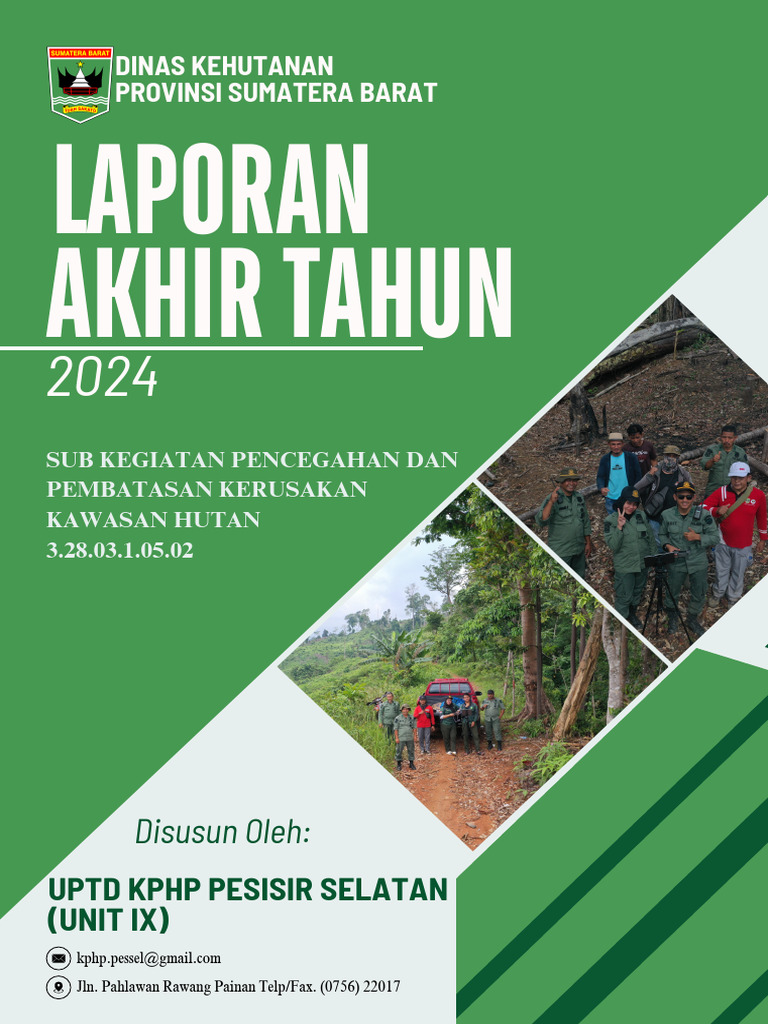 Cover Laporan Akhir Tahun 2024 - Sub Kegiatan Ph | PDF
