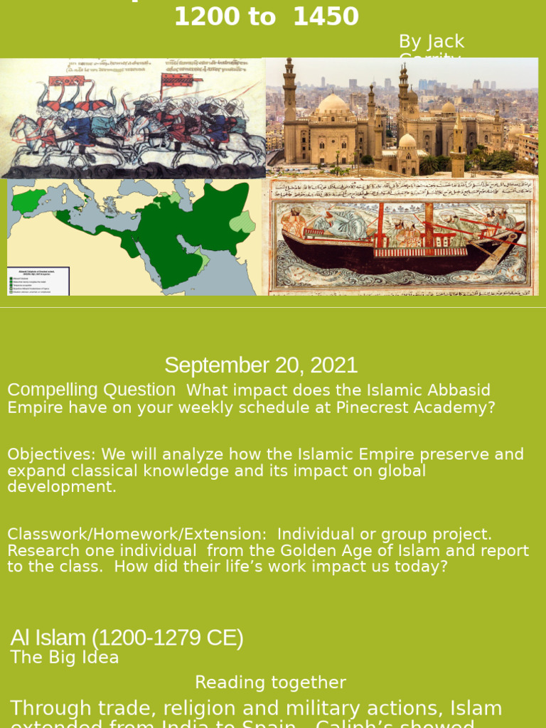 1.2b Developments in Dar Al Islam | PDF | Caliphate | Al Andalus