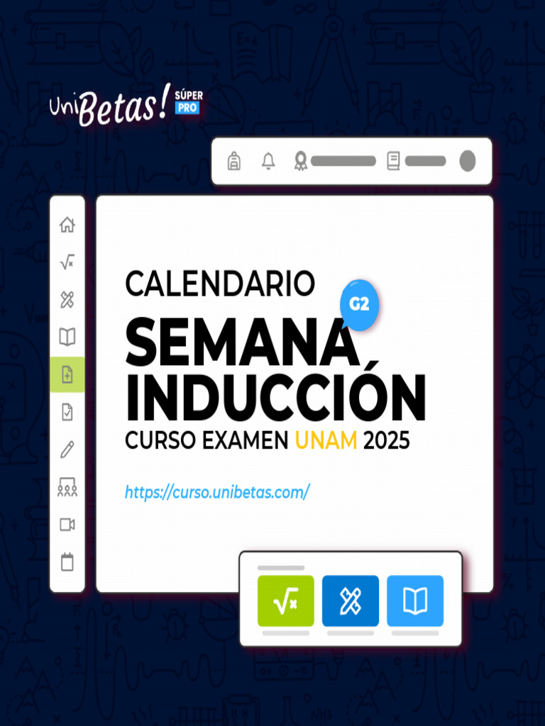 Curso UNAM 2025: Inducción y Exámenes | PDF