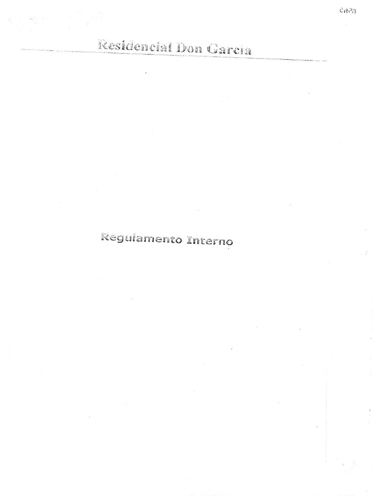 Regulamento Interno | PDF