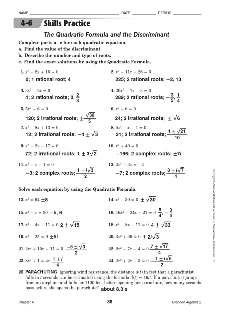 Work | PDF | Quadratic Equation | Square Root