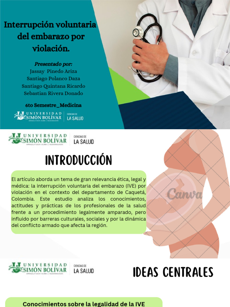 Interrupción voluntaria del embarazo por violación | PDF | Violación | Aborto