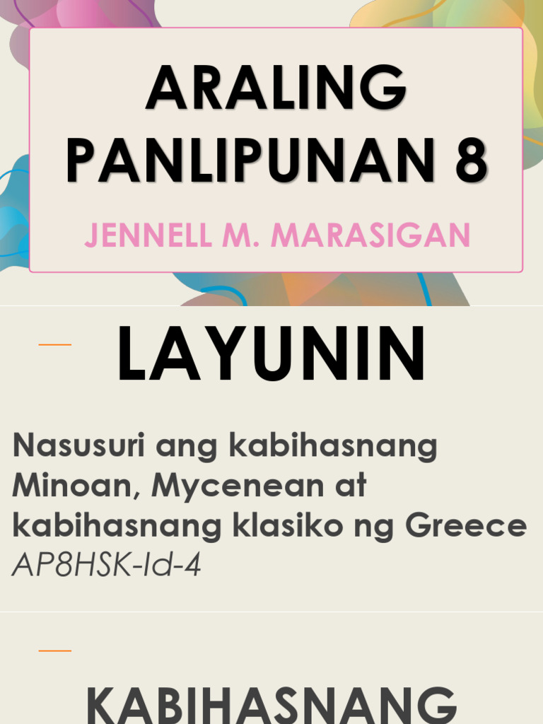 Ap8 2ND Quarter Topic 1 3 | PDF