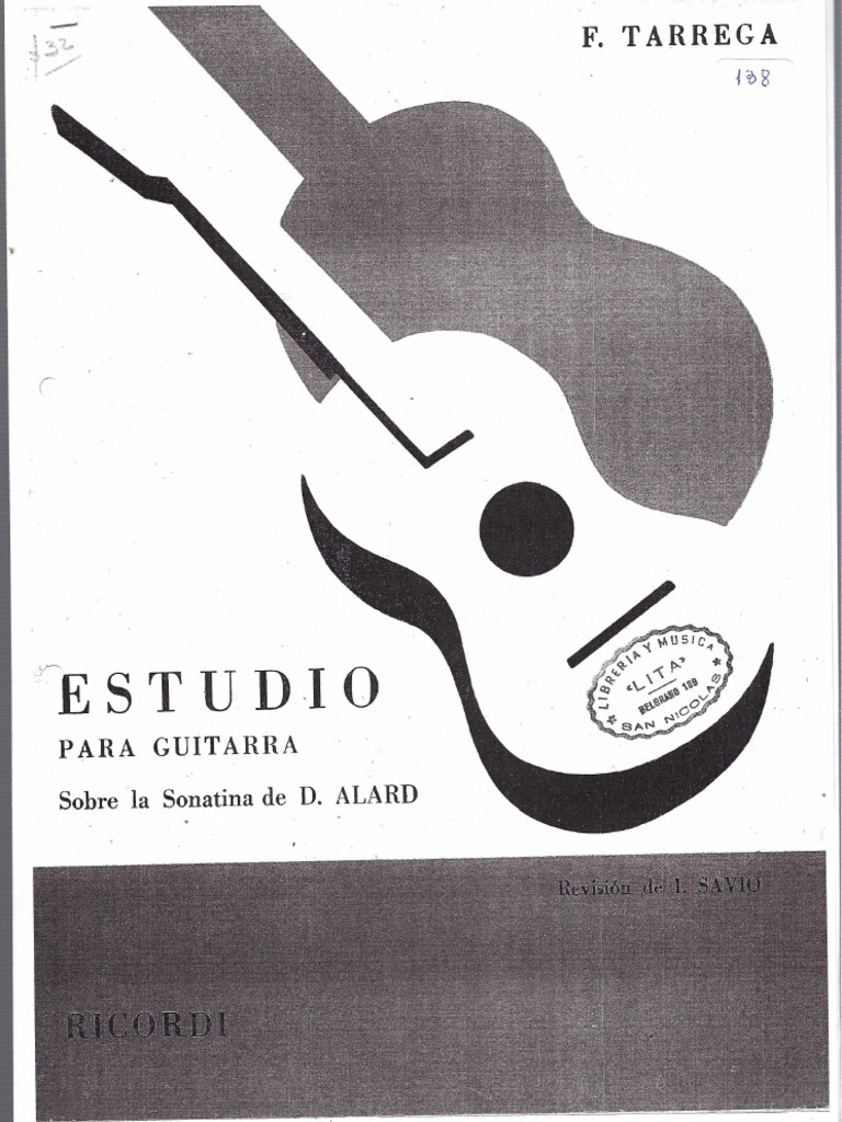 Tarrega - Estudio para Guitarra | PDF