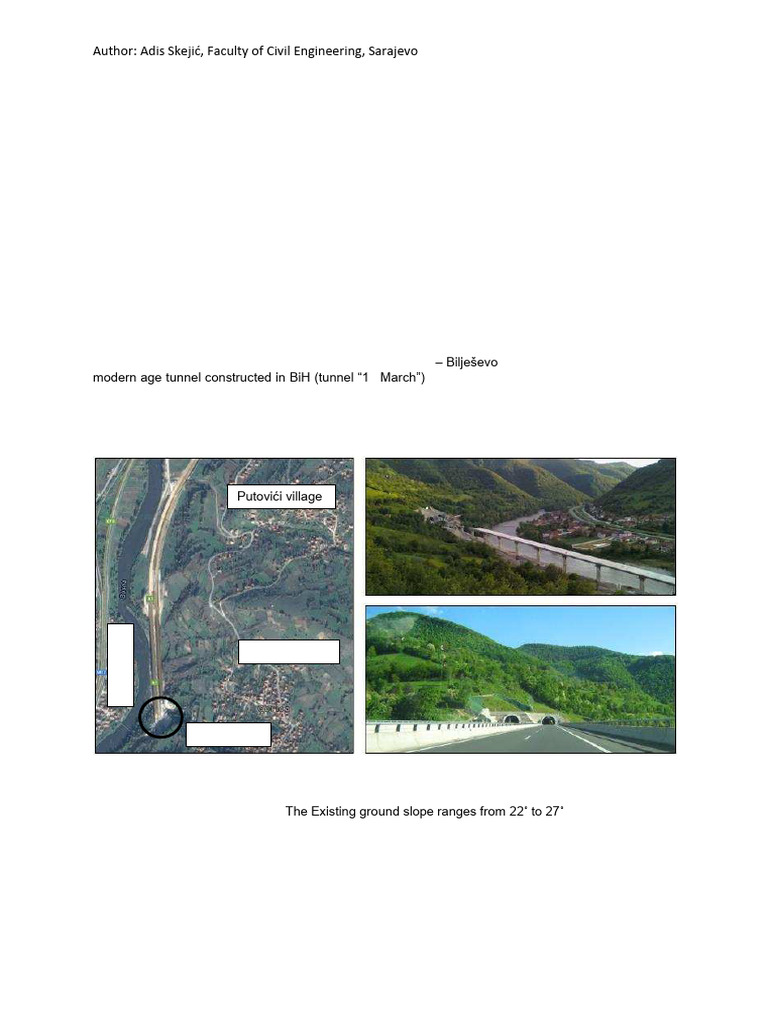 Anchored Pile Wall Case Study in BiH | PDF | Deep Foundation ...