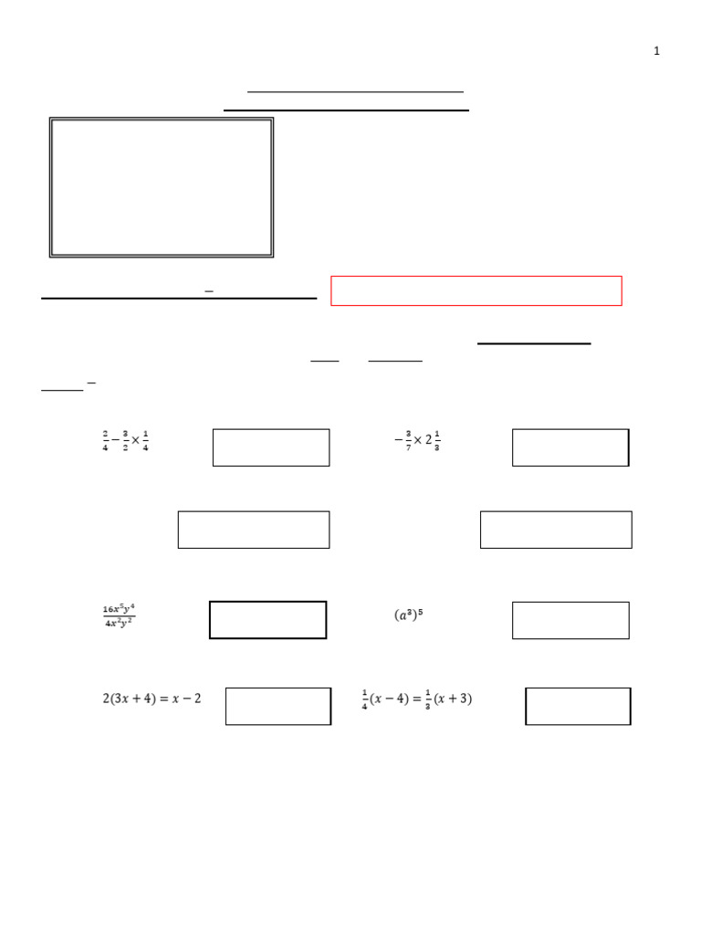 Winter 2022 Math Placement Test | PDF | Area | Function (Mathematics)