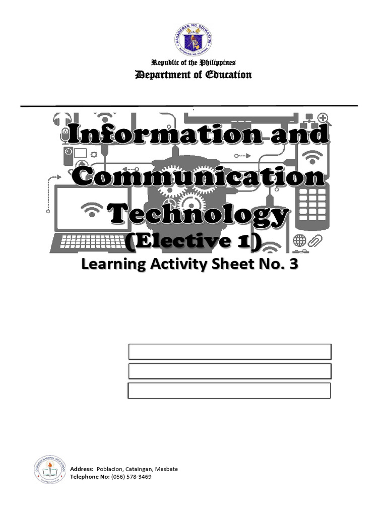 ICT_LAS3 | PDF | Printer (Computing) | Input/Output