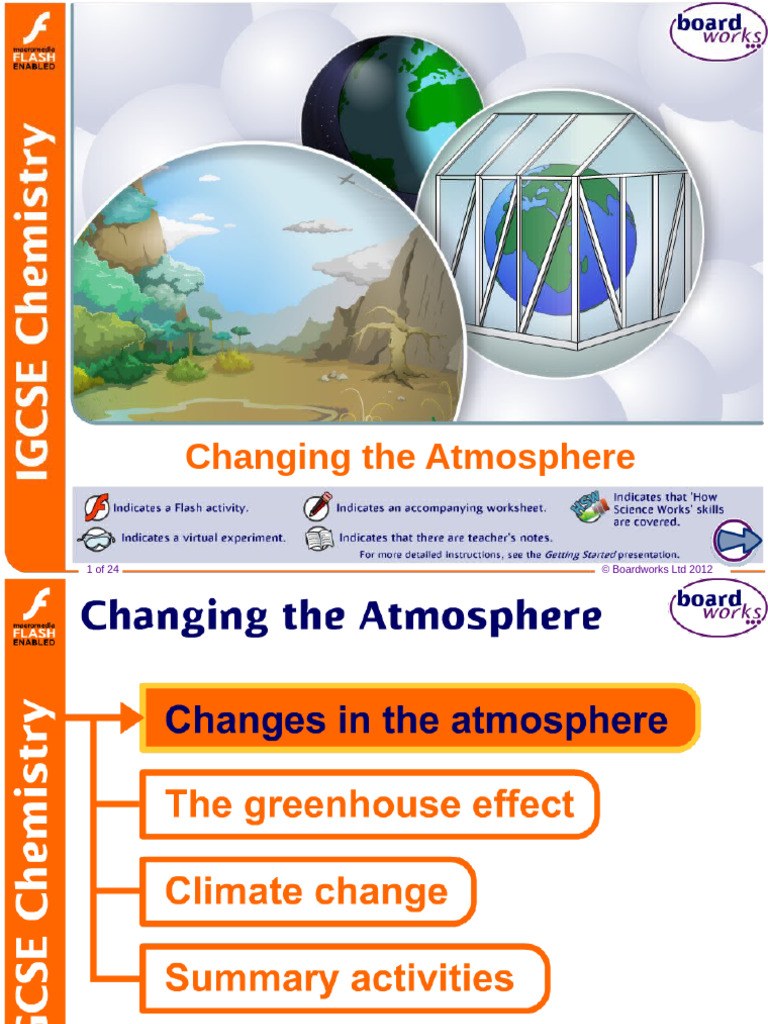 Changing - The - Atmosphere - IGCSE | PDF | Greenhouse Effect | Climate ...