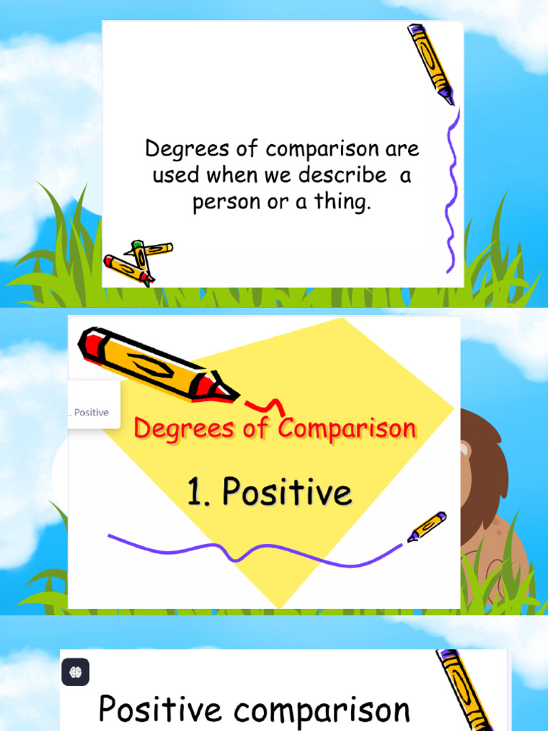 The 3 Degree of Comparison | PDF