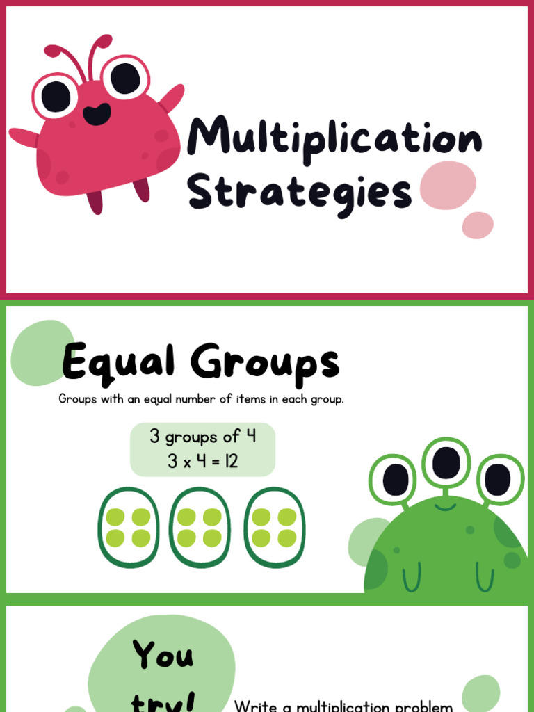 Strategies of Multiplication | PDF