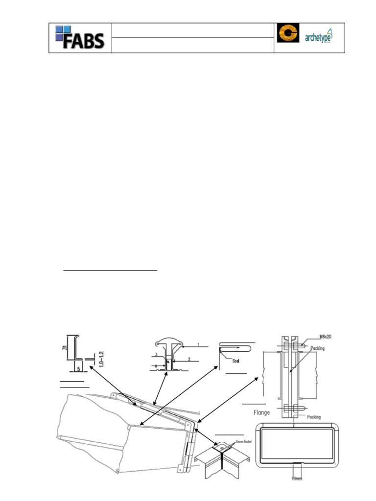 Method Statement Ducting Works | PDF | Duct (Flow) | Manufactured Goods
