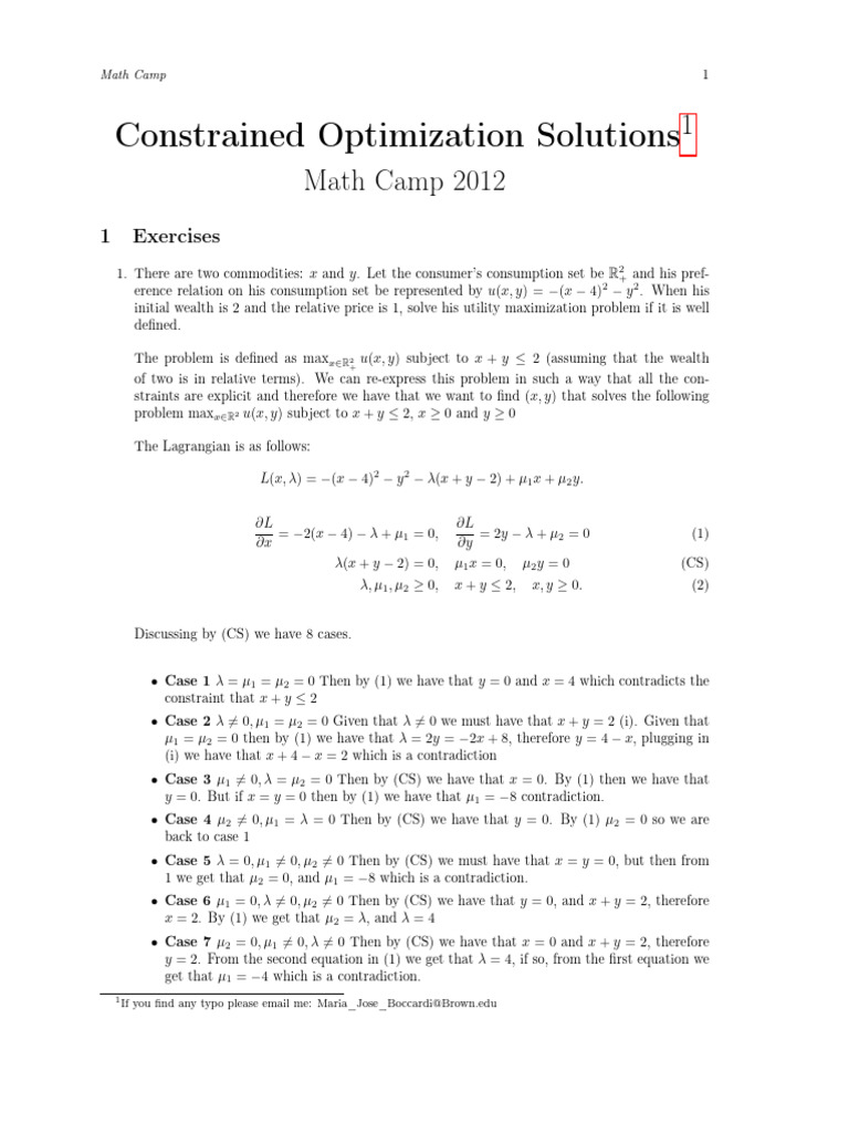 Constrained_Optimization Soluciones | PDF | Algorithms | Mathematics
