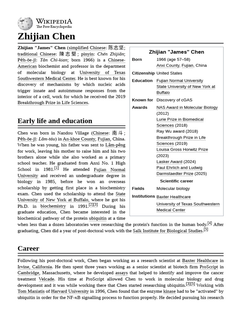 Zhijian_Chen | PDF | Biology | Biochemistry