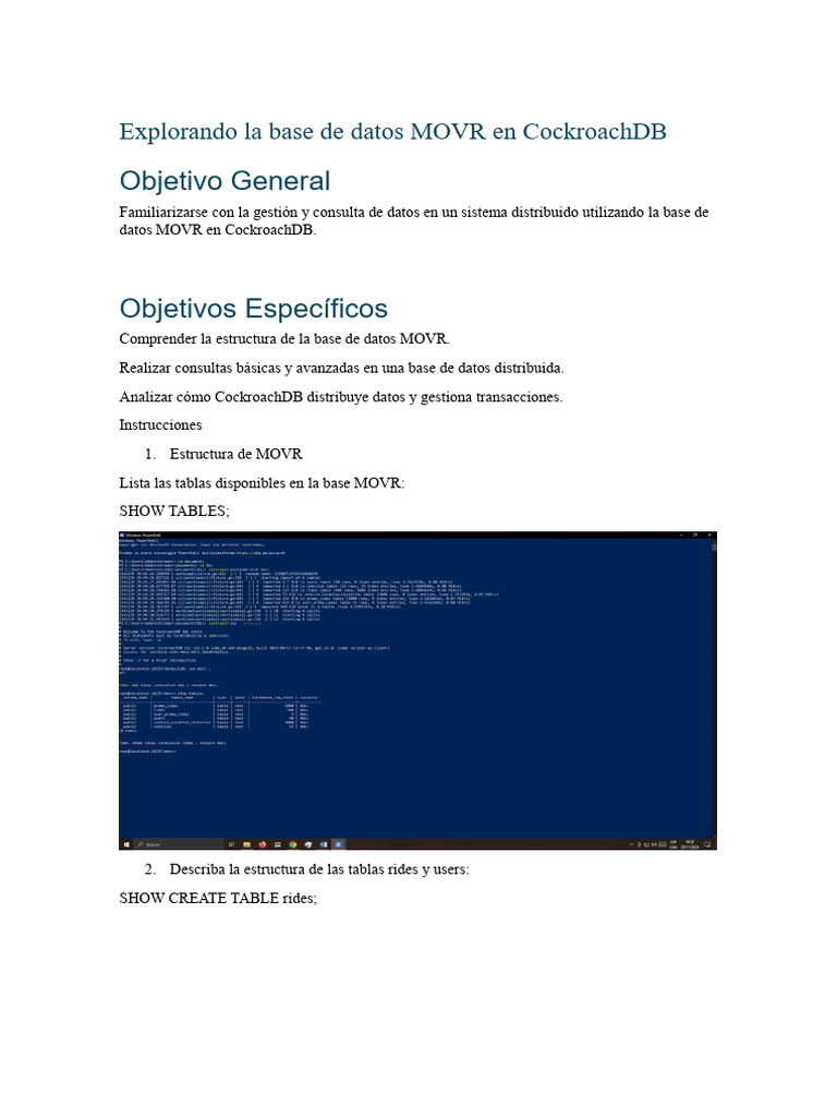 Practica Semana10 BDD ConsultasBDD | PDF | Bases de datos | Ingeniería Informática