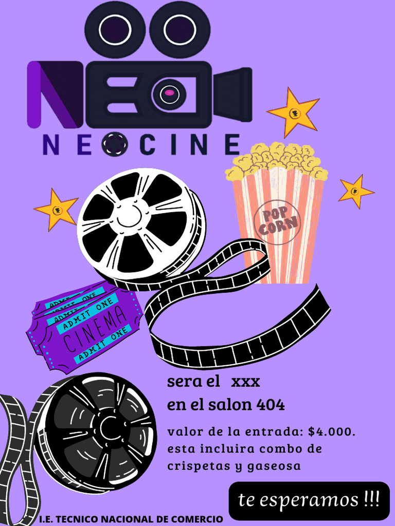 Afiche Neocine | PDF