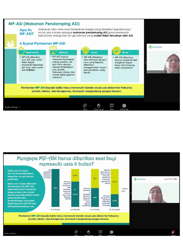 Materi WBNR MPASI Kemenkes | PDF
