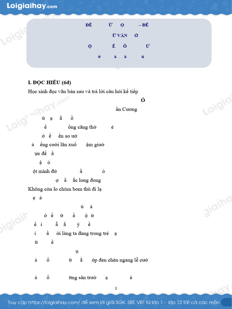 De Thi Giua Ki 1 Van 12 Ket Noi Tri Thuc de So 3 1727255862 | PDF