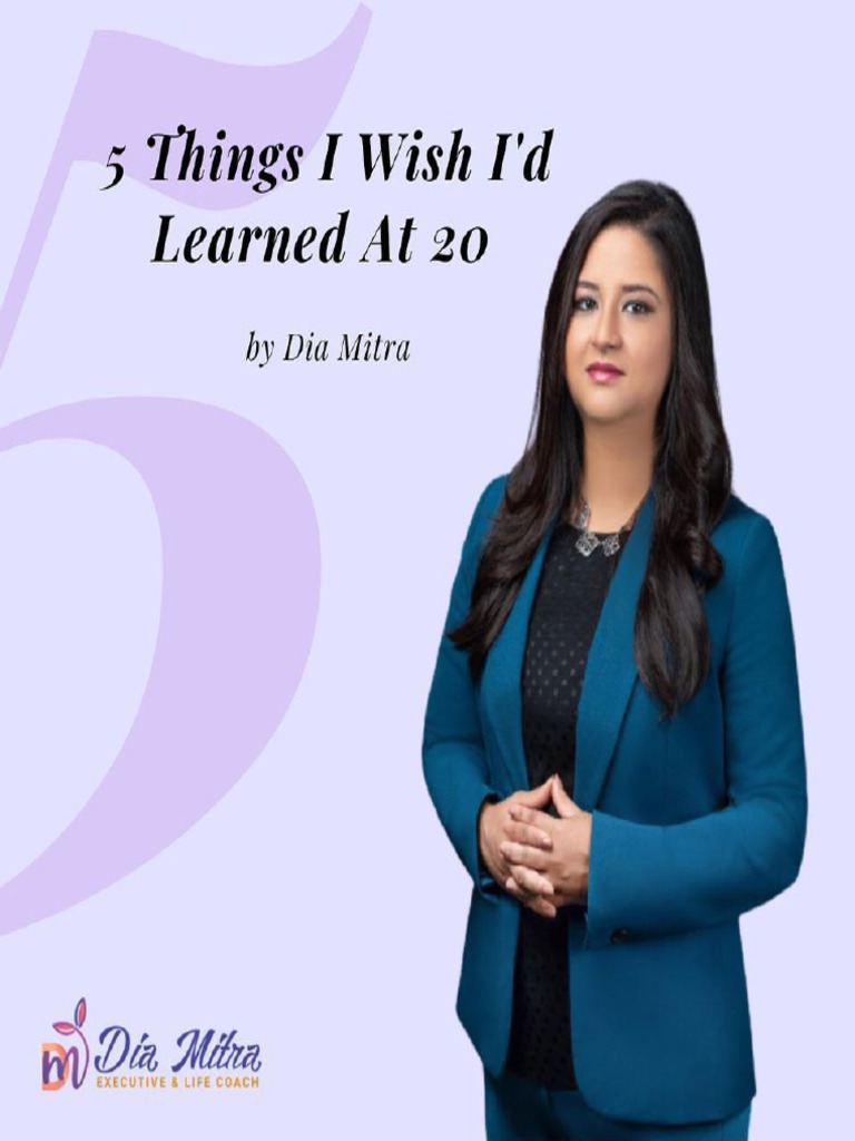 5 Things I Wish I Learnt at 20 1677423308 | PDF