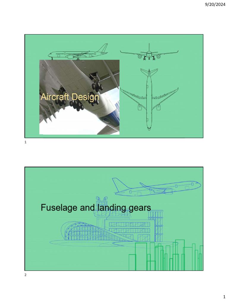 Notes 3-Advanced-aircraft-design-fuselage+LG | PDF | Fuselage | Aircraft