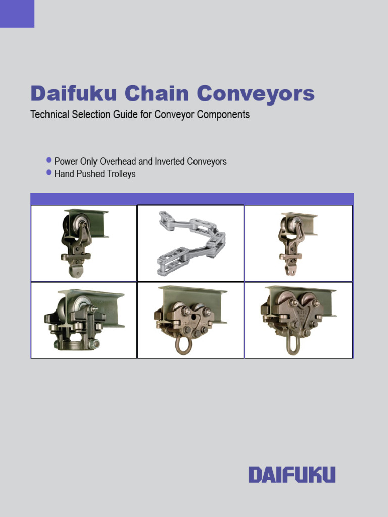 Daifuku Chain Conveyor Components 01-24 | PDF | Bearing (Mechanical ...