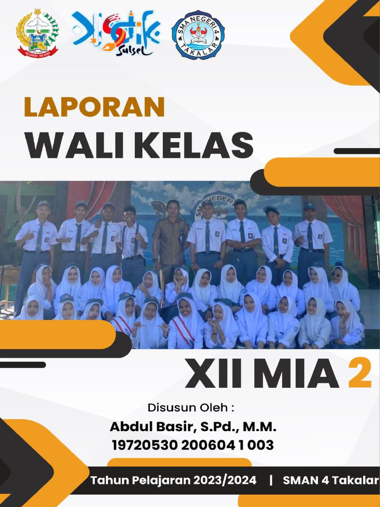 Laporan Wali Kelas Abdul Basir | PDF