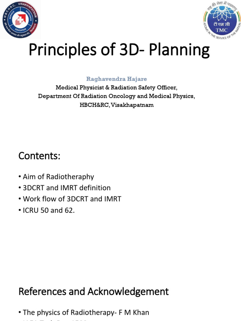 Principles of 3D Radiotherapy Planning | PDF | Radiation Therapy | Ct Scan