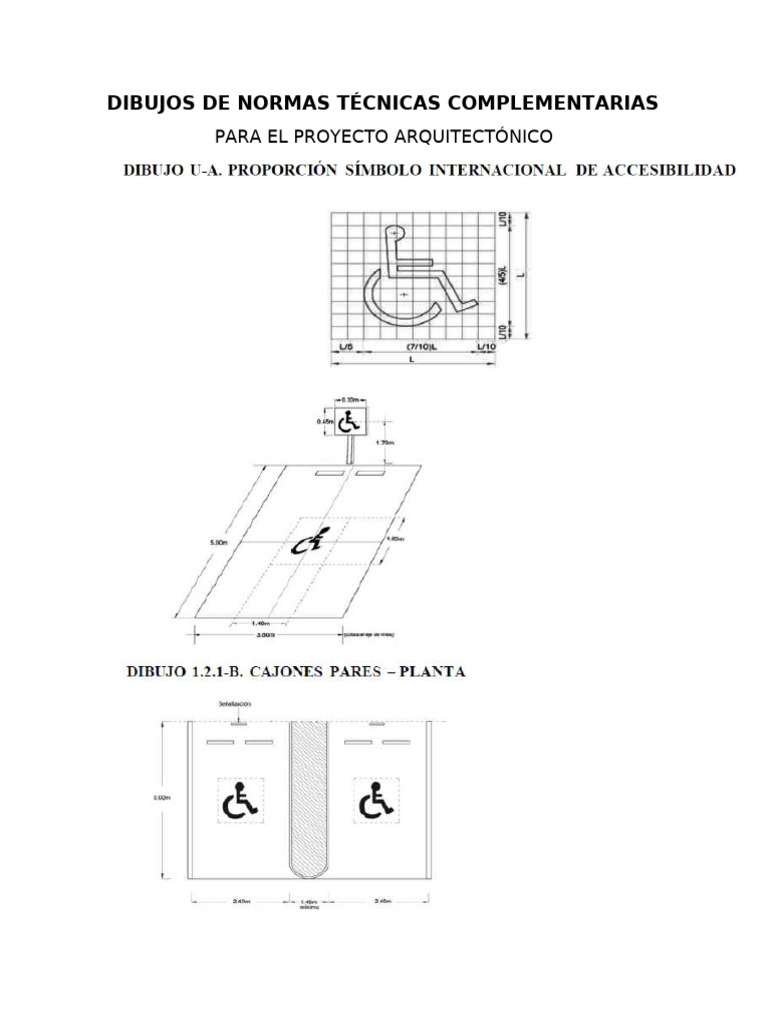 DIBUJOS DE NORMAS TÉCNICAS COMPLEMENTARIAS | PDF