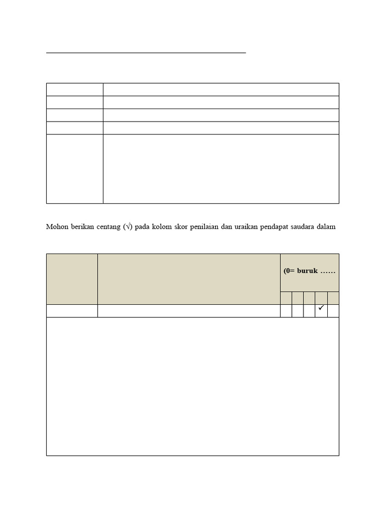 Form Penilaian Artikel Jurnal Ilmiah 2 | PDF