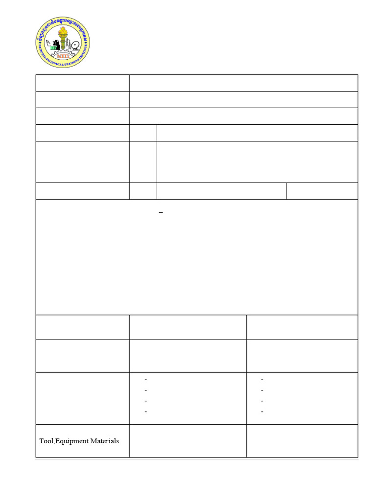 LESSON PLAN OF TECHNICAL ENGLISH UNIT 3 | PDF | Teachers | Behavior Modification
