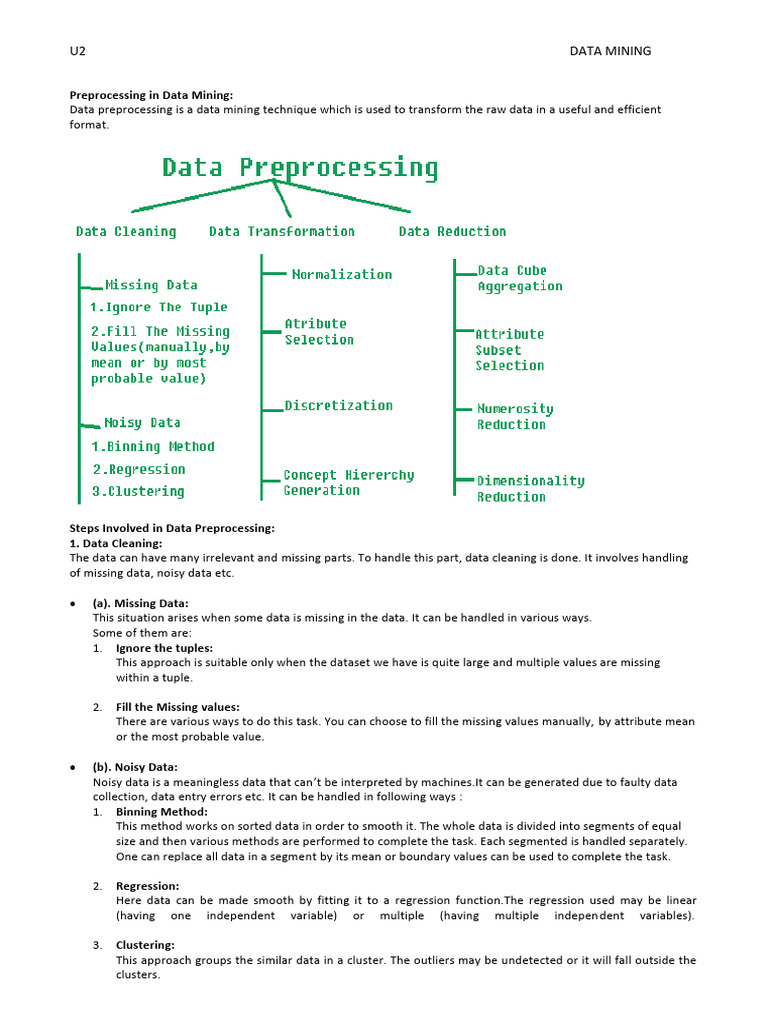 Data Preprocessing Essentials | PDF | Standard Score | Data