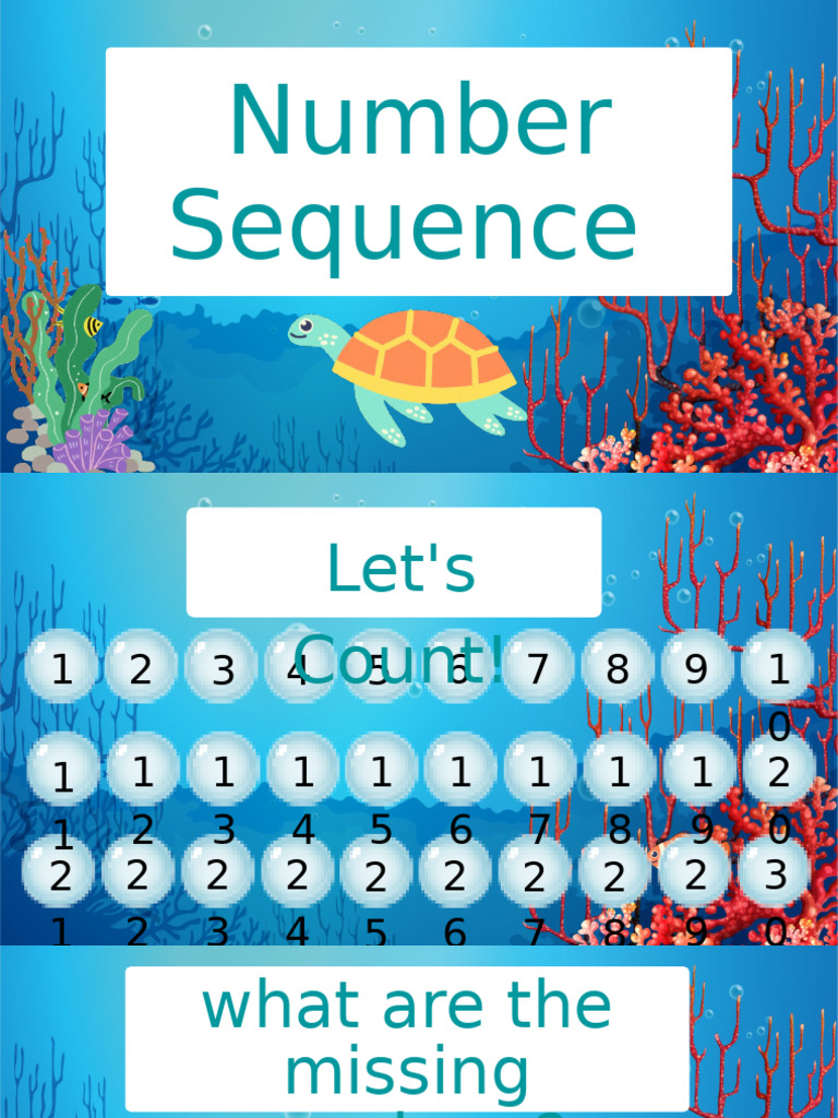 Number Sequencing Patterns | PDF