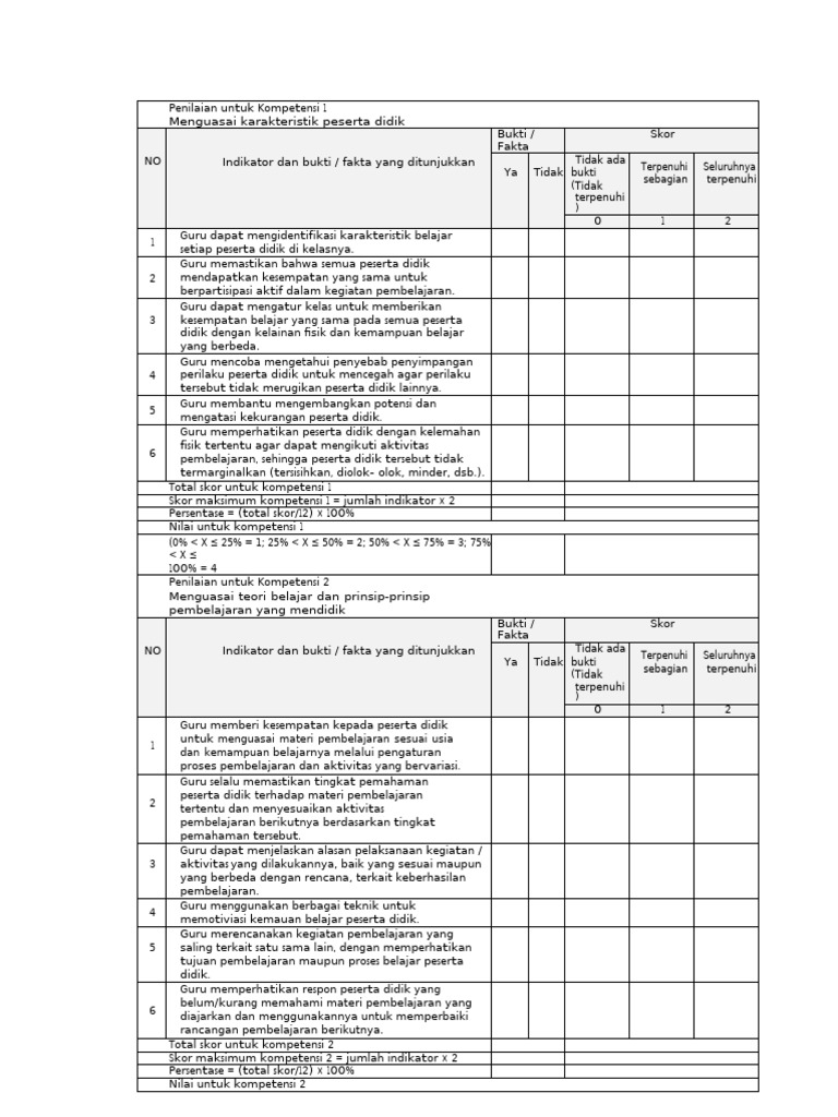 41 DOKUMEN PKG GURU FORMAT | PDF