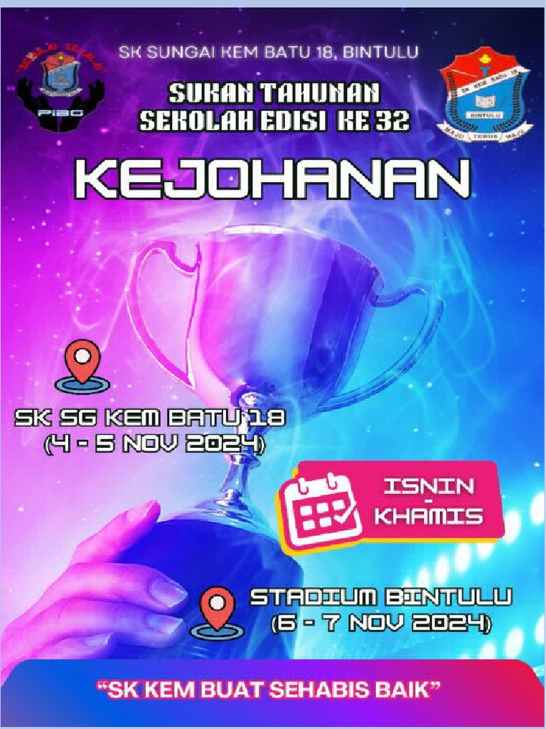 Buku Program Vip Sukan Tahunan | PDF