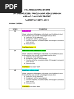 DEBATE SCORING SHEET | PDF