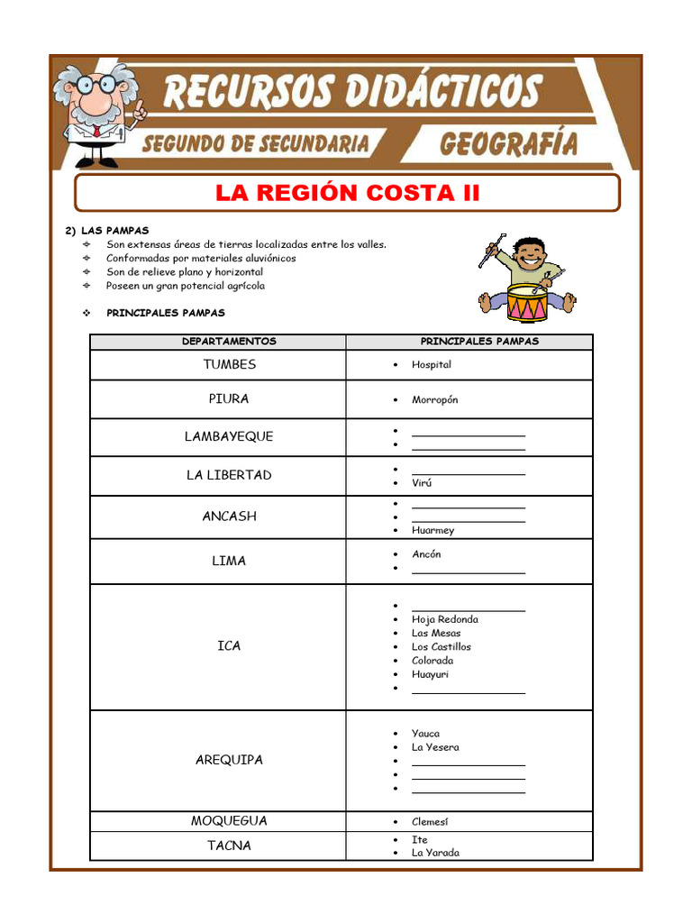La-Región-Costa-II. | PDF | Ciencias de la Tierra | Formaciones ...
