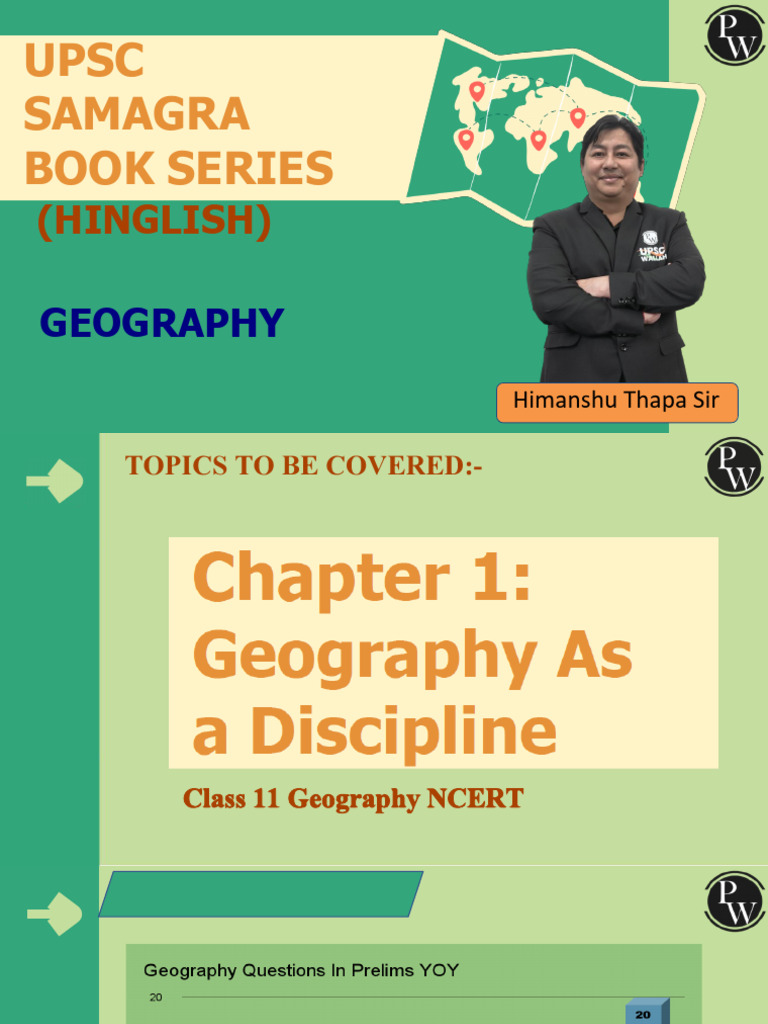 Geography As A Discipline Chapter 1 - Class 11 Geography NCERT - Class ...